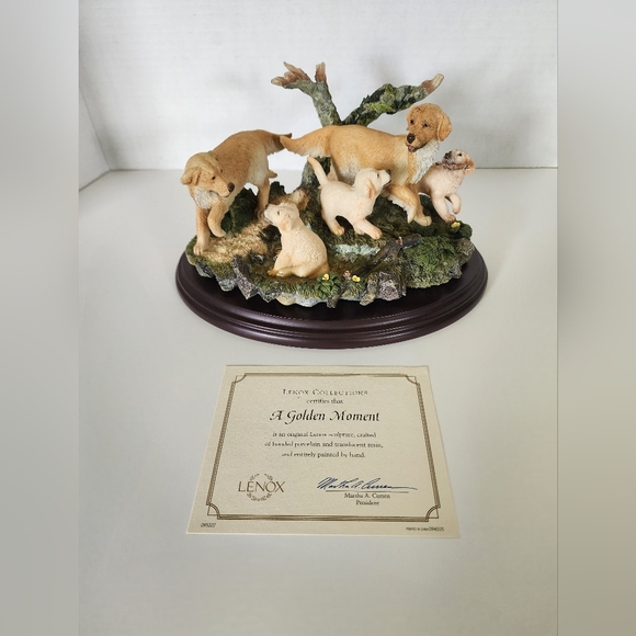 Lenox | Art | Lenox Collections A Golden Moment Sculpture Wcertificate ...